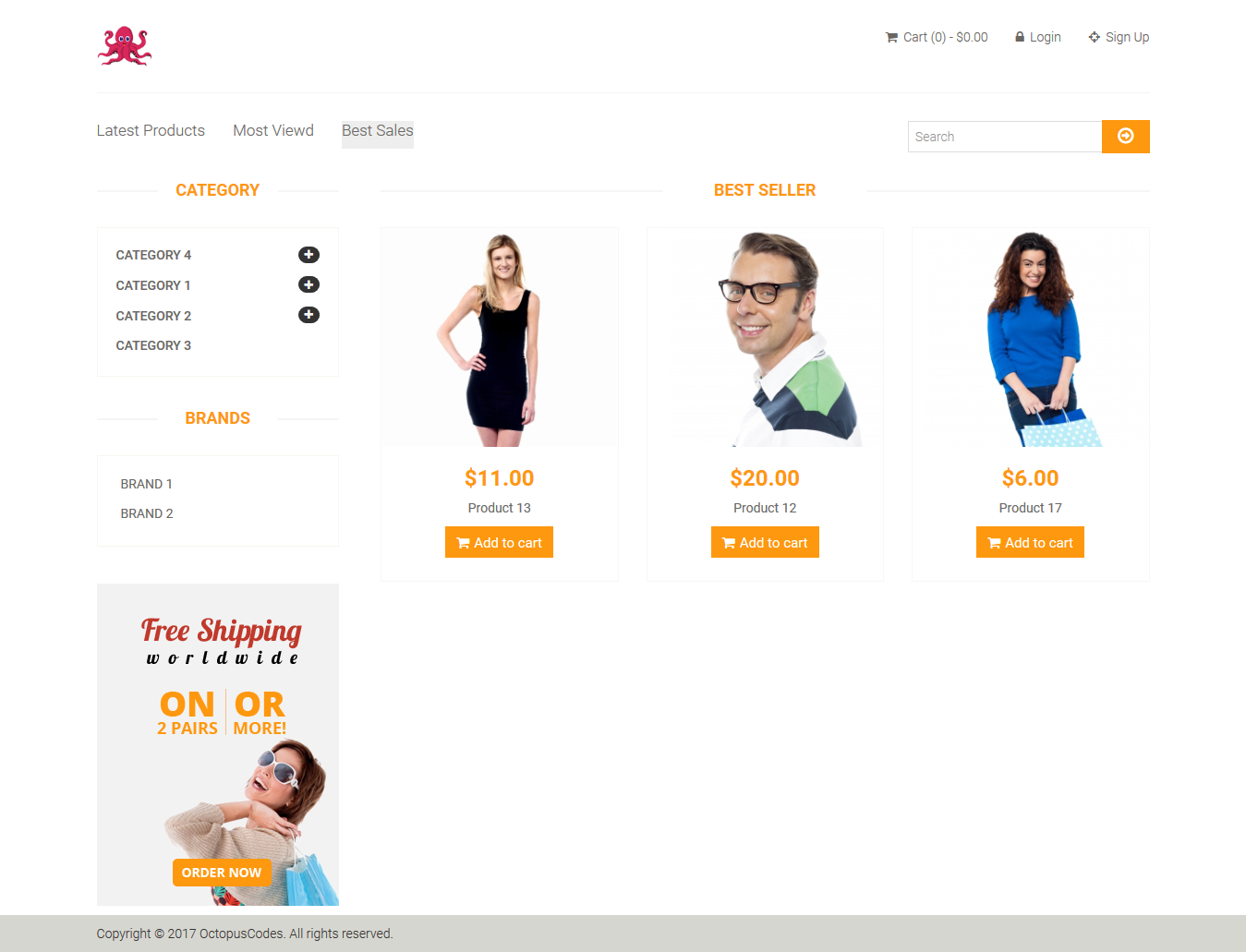 Angular 2 Shopping Cart Angular 2 And Codeigniter Rest Api By Octopuscodes